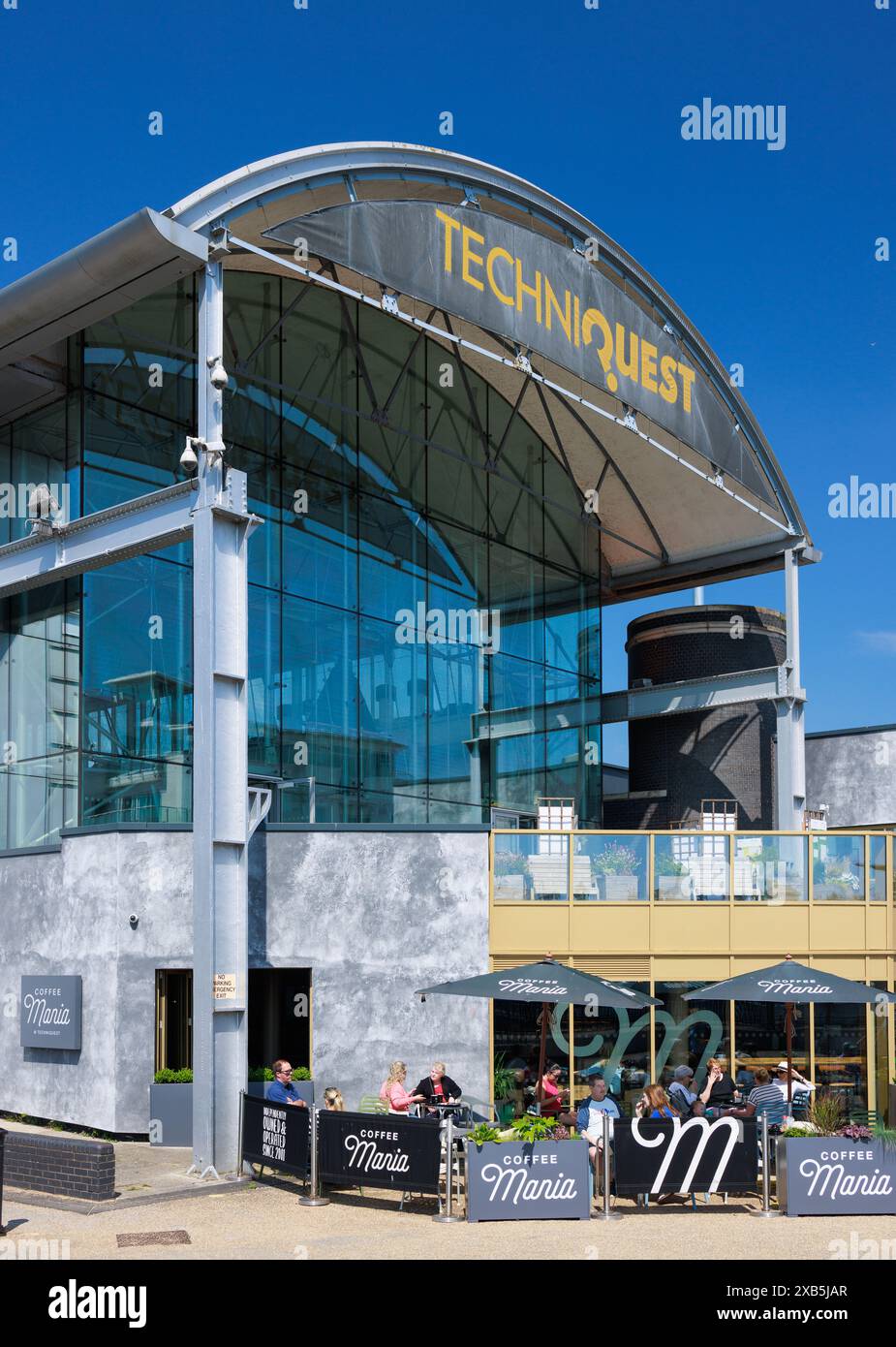 Coffee Mania @ Techniquest, Stuart Street, Cardiff Bay, Wales Stock ...