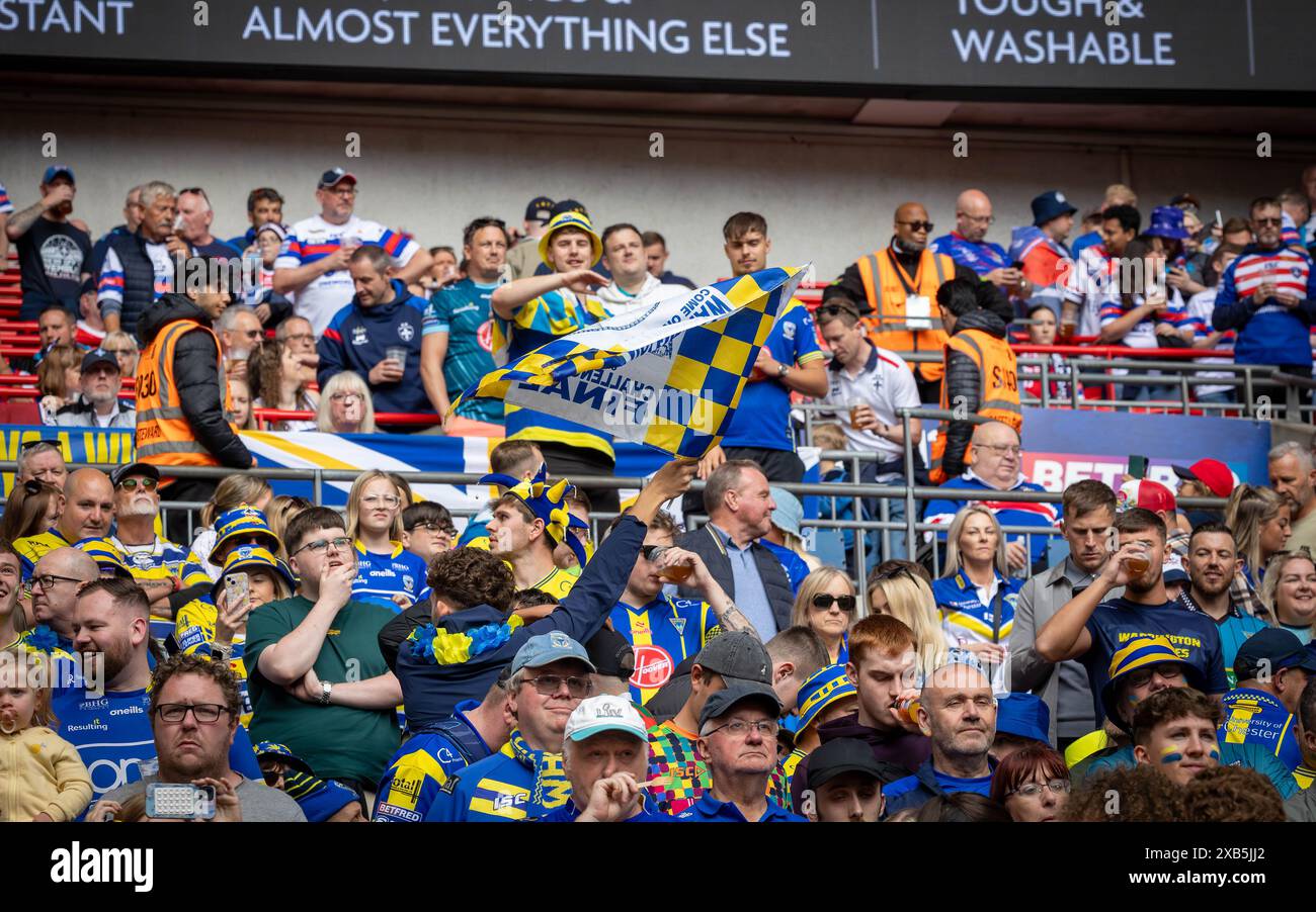 The 2024 Betfred Challenge Cup Final at Wembley between Warrington and ...