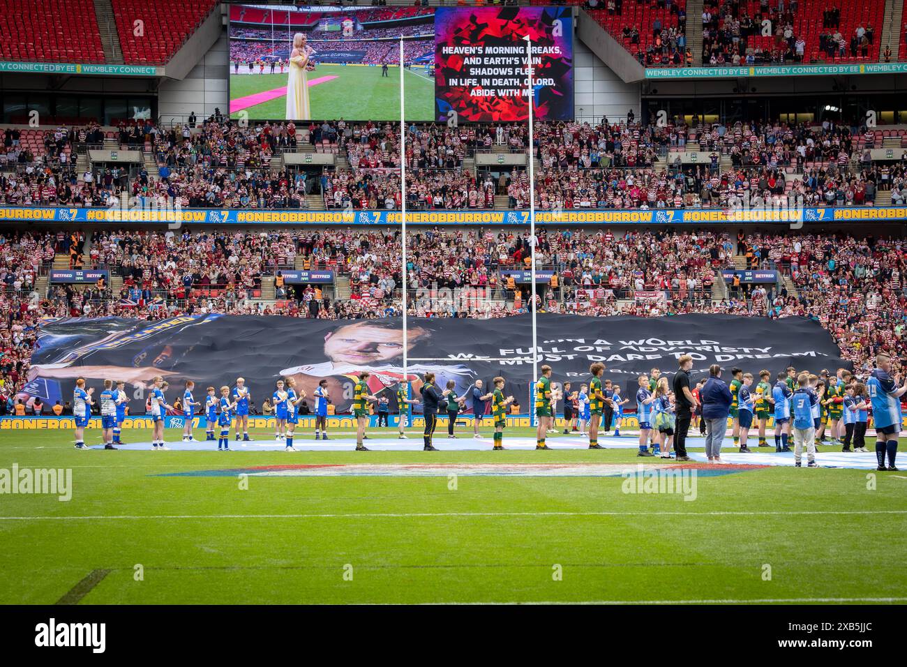 The 2024 Betfred Challenge Cup Final at Wembley Stadium between ...