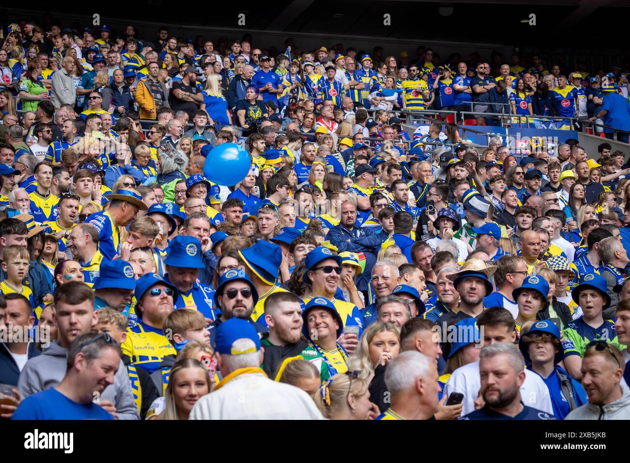 The 2024 Betfred Challenge Cup Final at Wembley between Warrington and ...