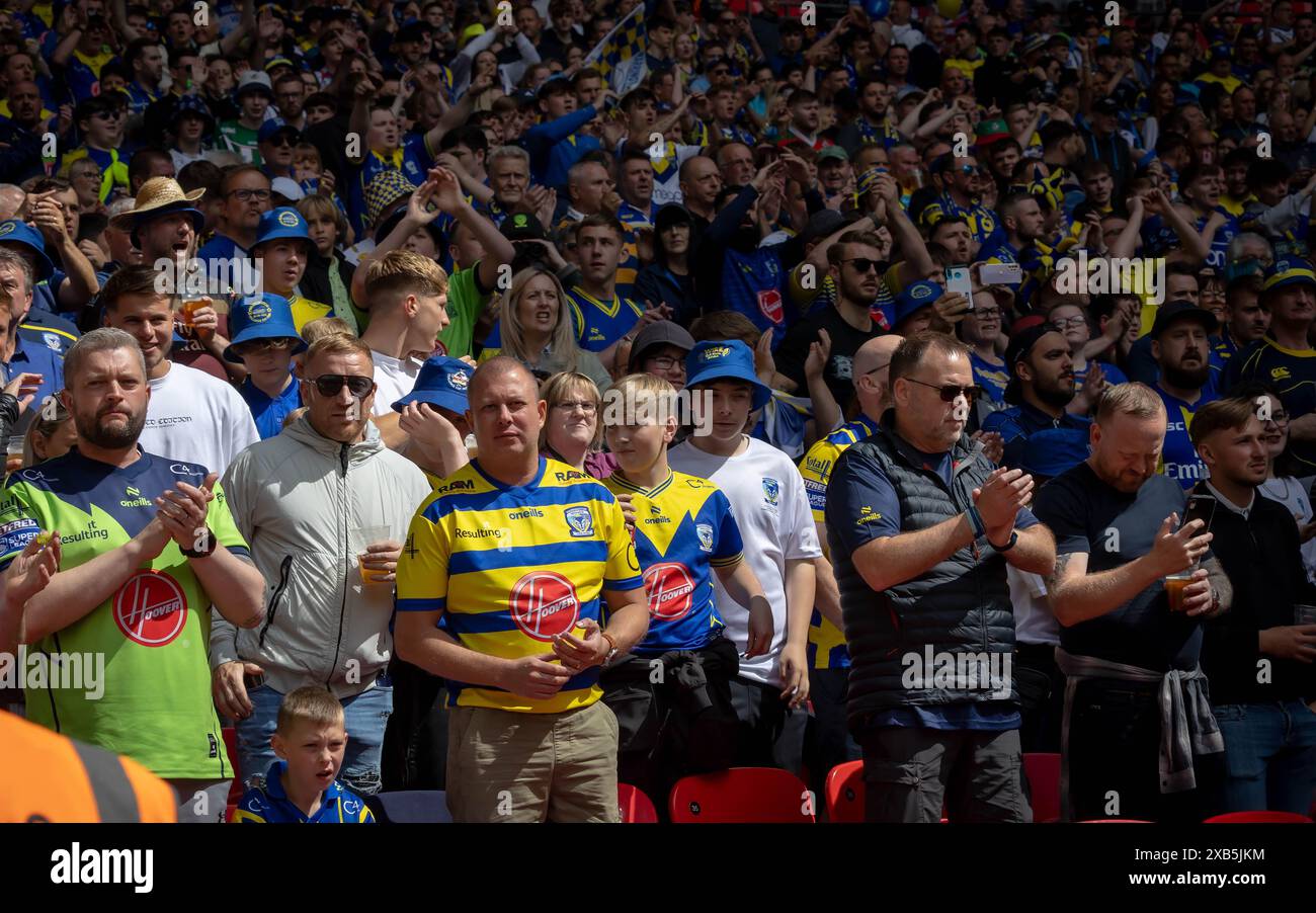 The 2024 Betfred Challenge Cup Final at Wembley between Warrington and ...