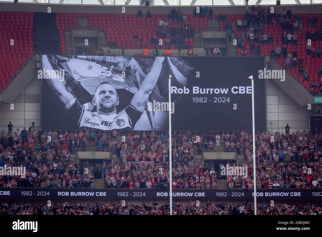 The 2024 Betfred Challenge Cup Final at Wembley between Warrington and ...