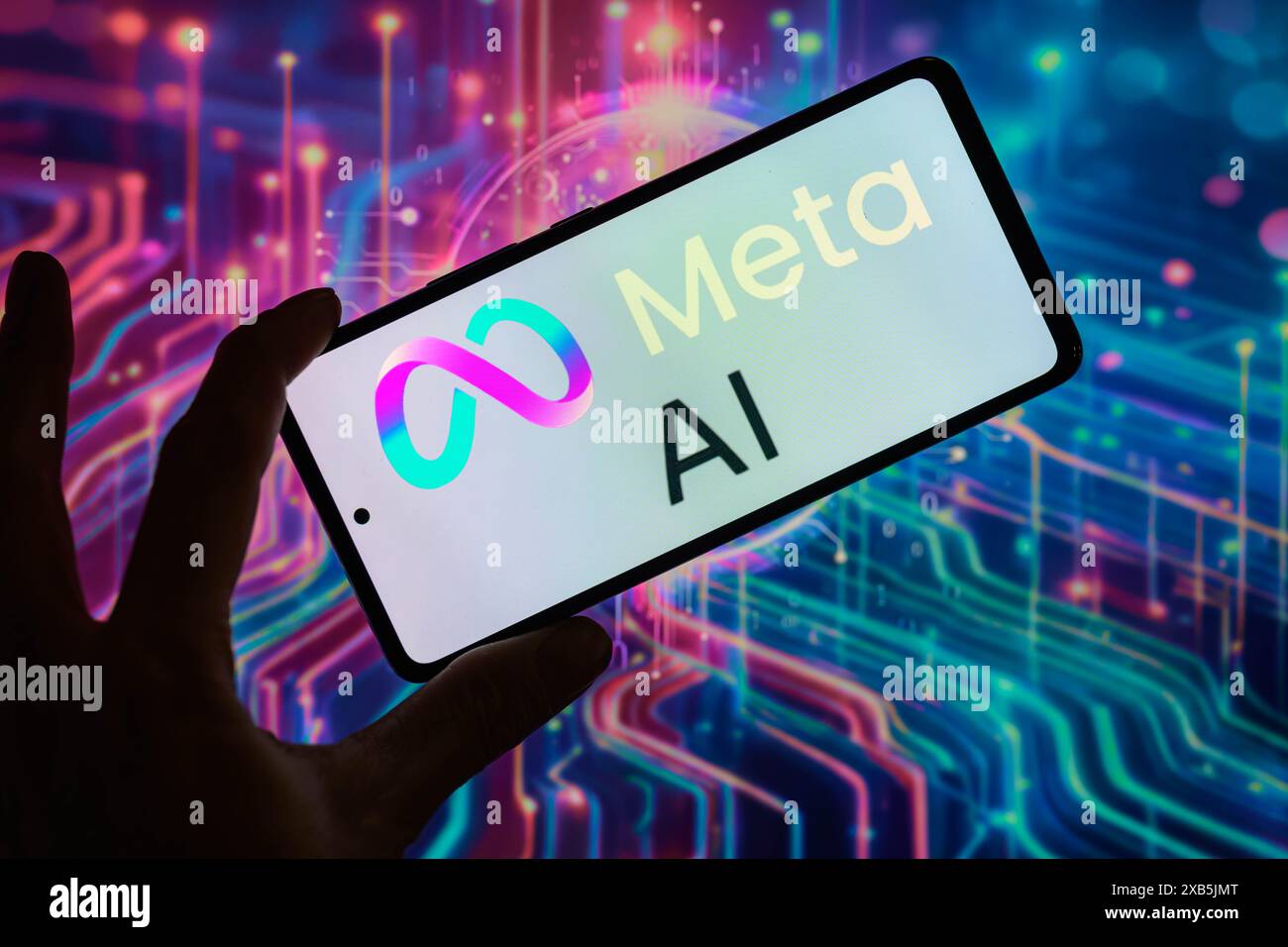 Meta ai logobig tech hi-res stock photography and images - Alamy