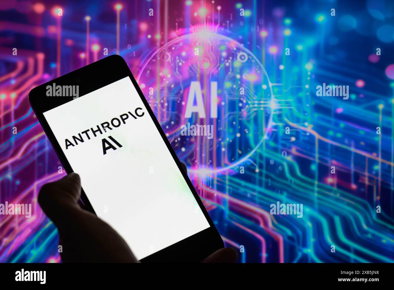 Modern ai generate logo hi-res stock photography and images - Alamy