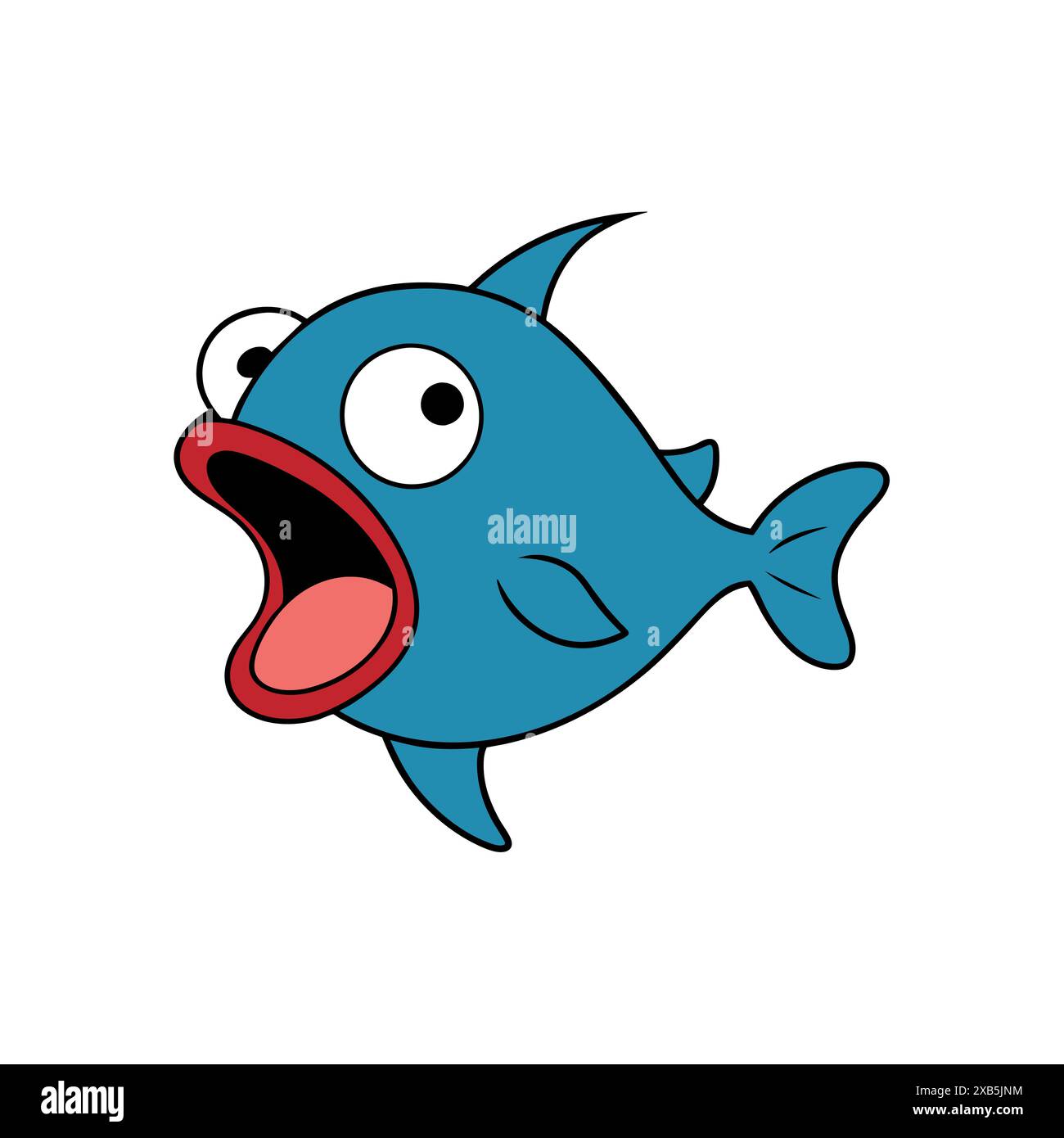 Barreleye Fish screams icon vector illustration. AI generated image ...