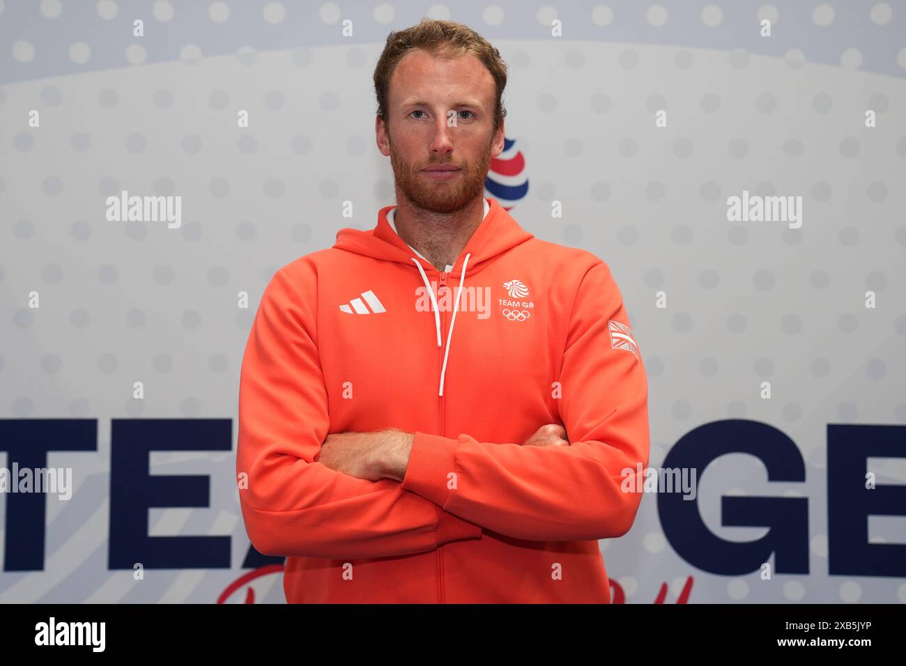 James Robson during a Team GB kitting out session for Paris 2024 at ...