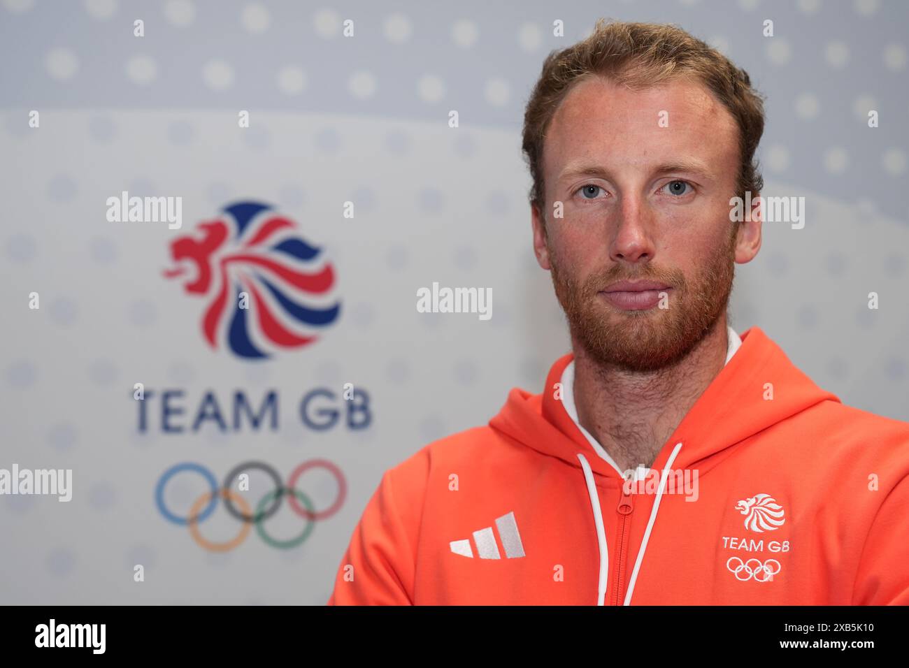 James Robson during a Team GB kitting out session for Paris 2024 at ...