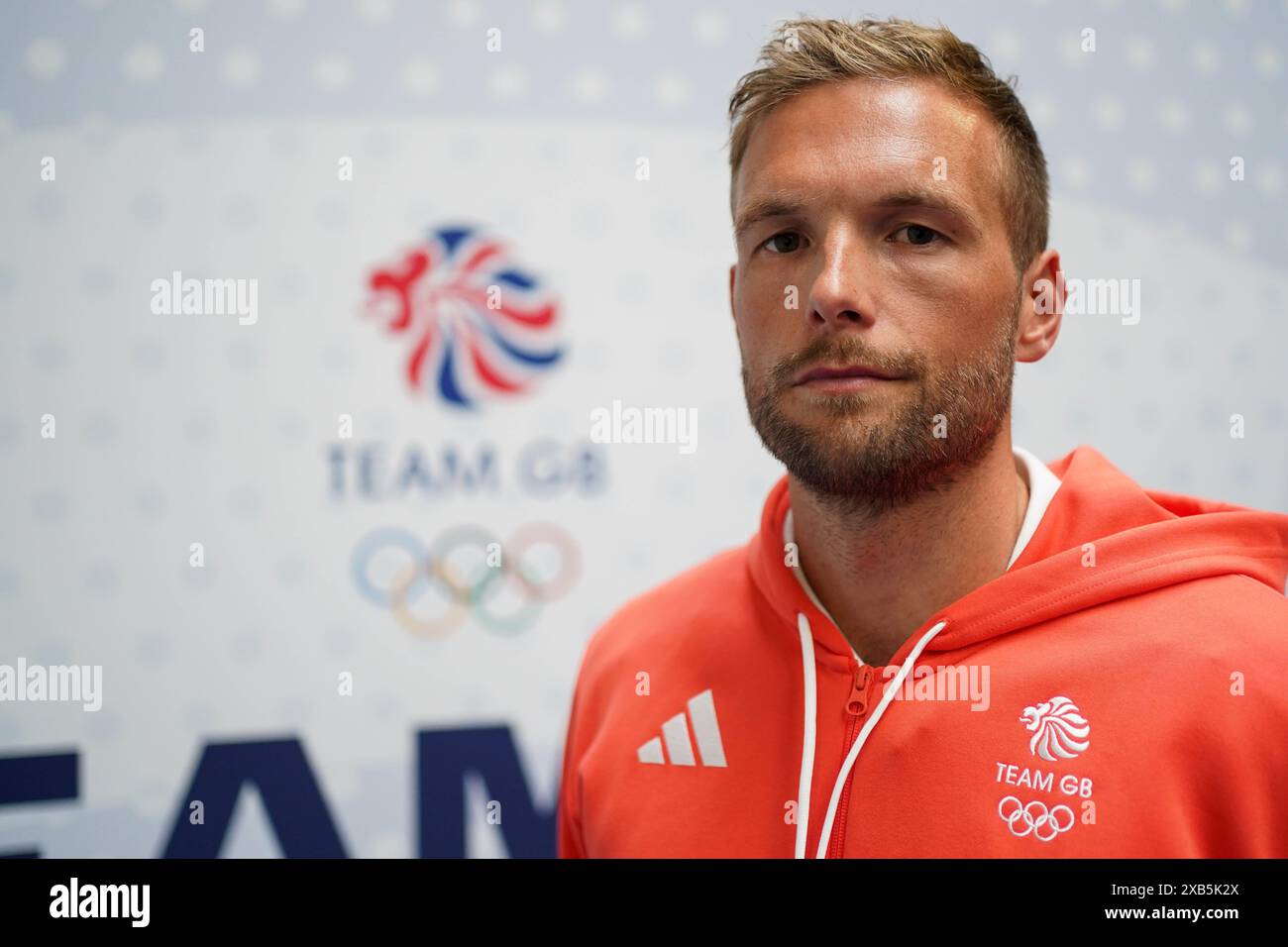 Tom Ford during a Team GB kitting out session for Paris 2024 at ...