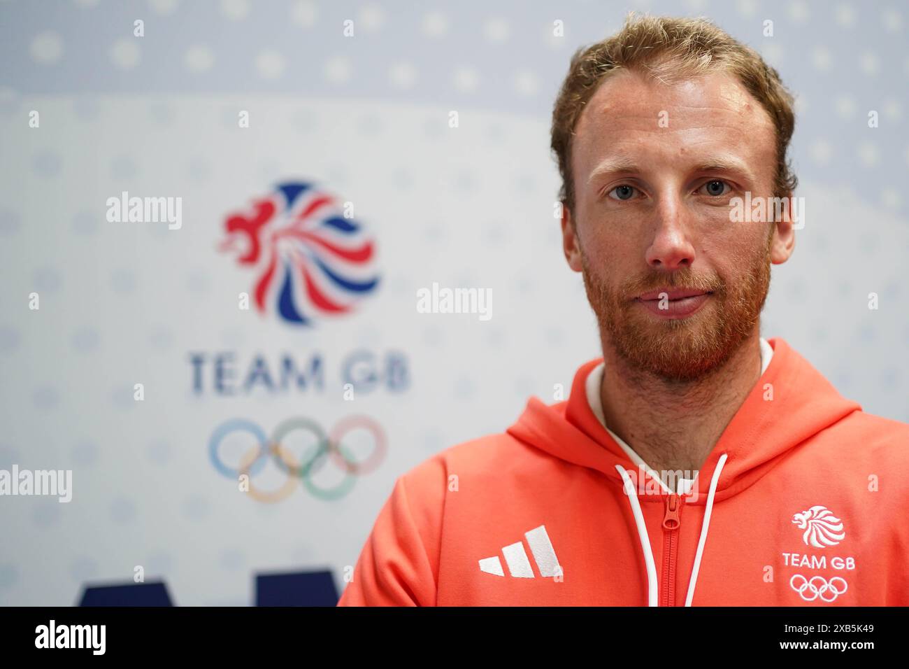 James Robson during a Team GB kitting out session for Paris 2024 at ...