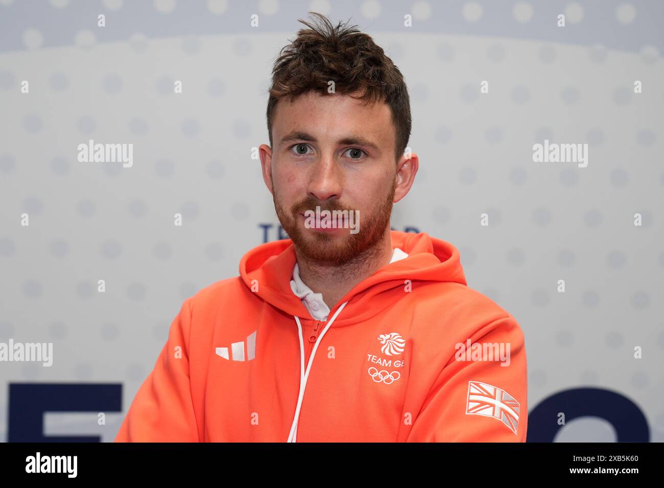 Morgan Bolding during a Team GB kitting out session for Paris 2024 at ...