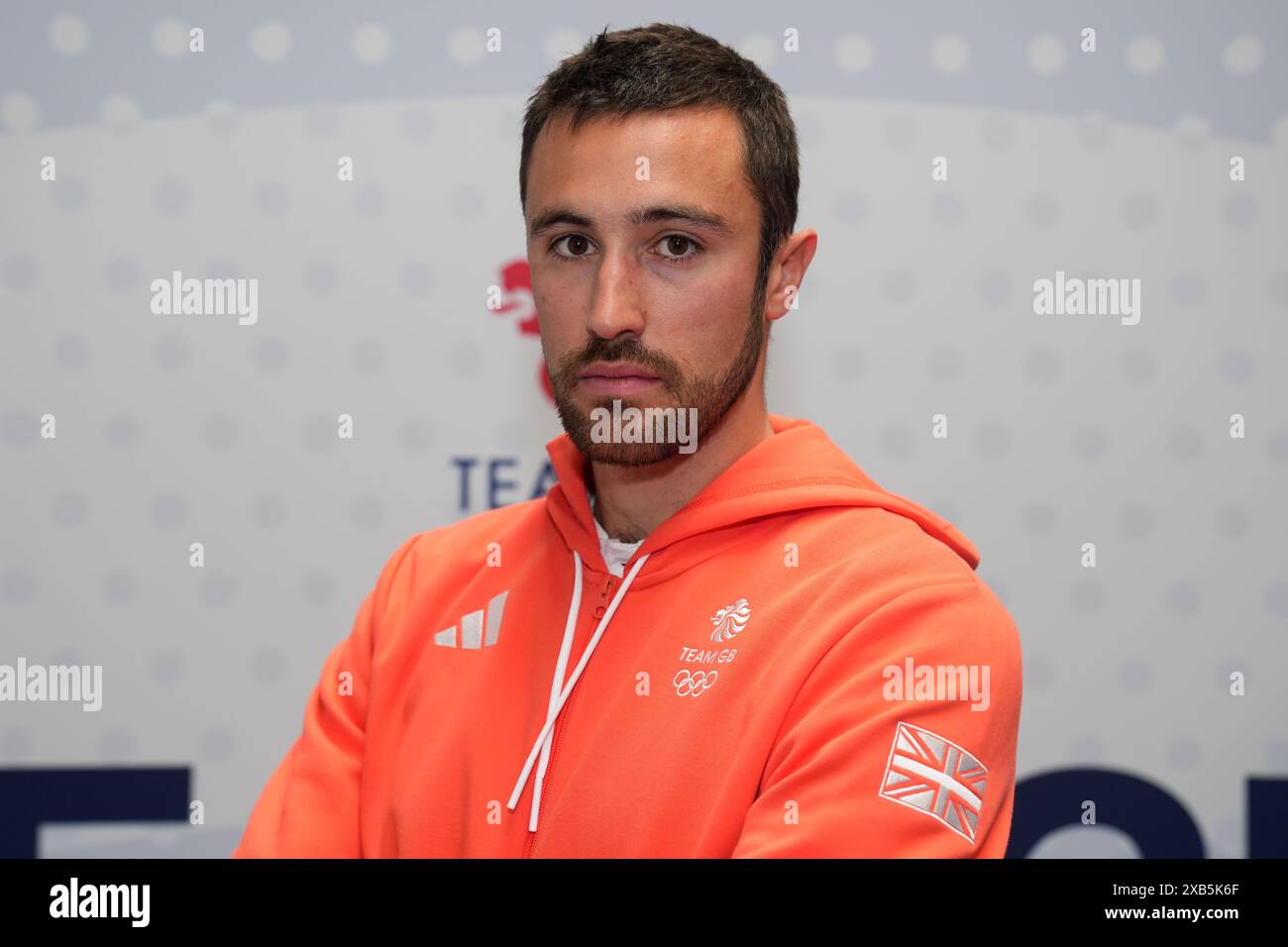 Sholto Carnegie during a Team GB kitting out session for Paris 2024 at ...