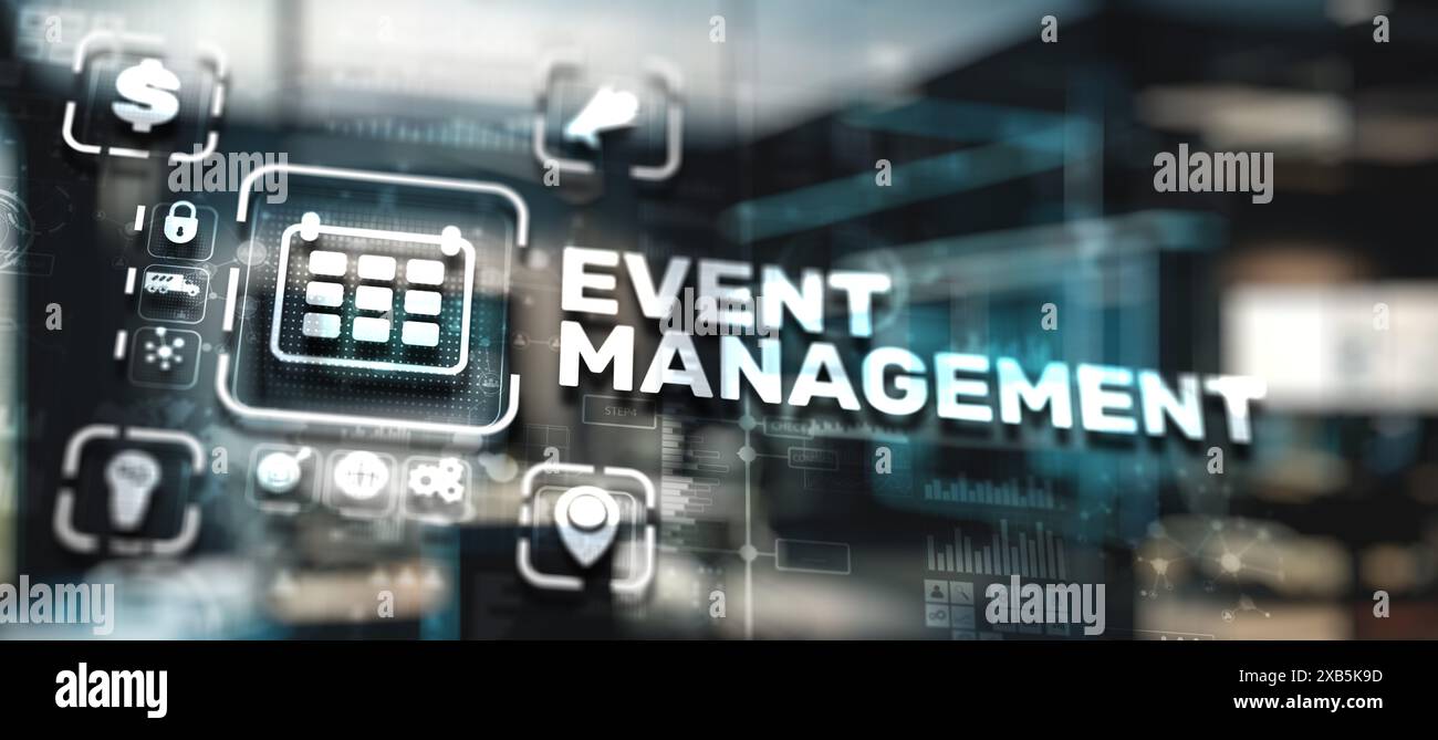 Event management Concept. Planner Organization Management Remind ...