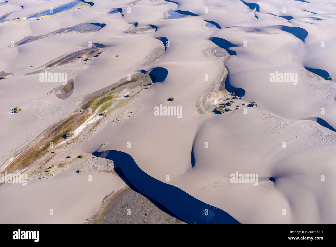Dunas de Putu, dune area at the pacific coast, central Chile Stock ...