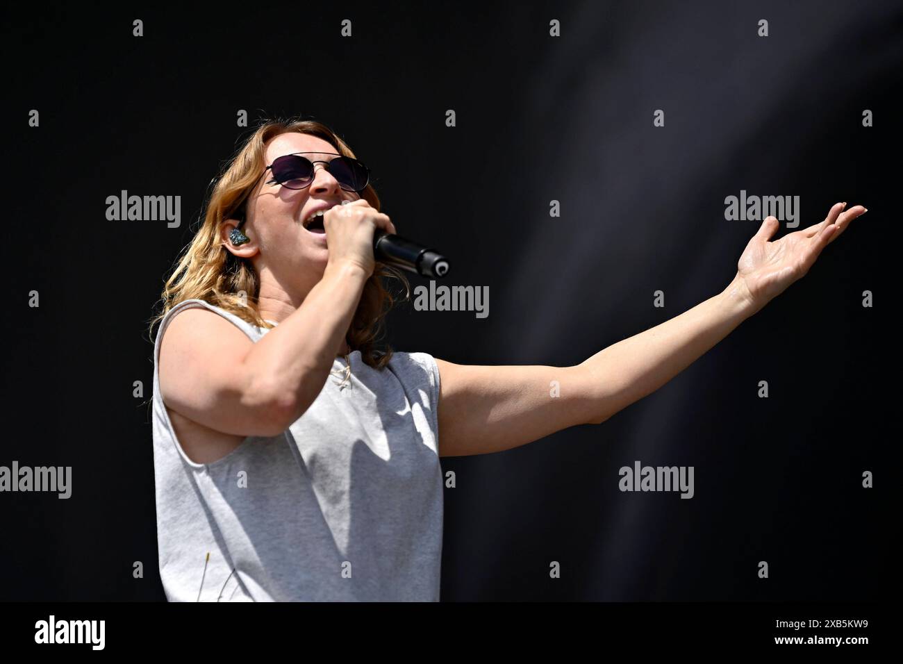 Sängerin Sandra Nasic von der Rockband Guano Apes bei Rock im Park RiP ...