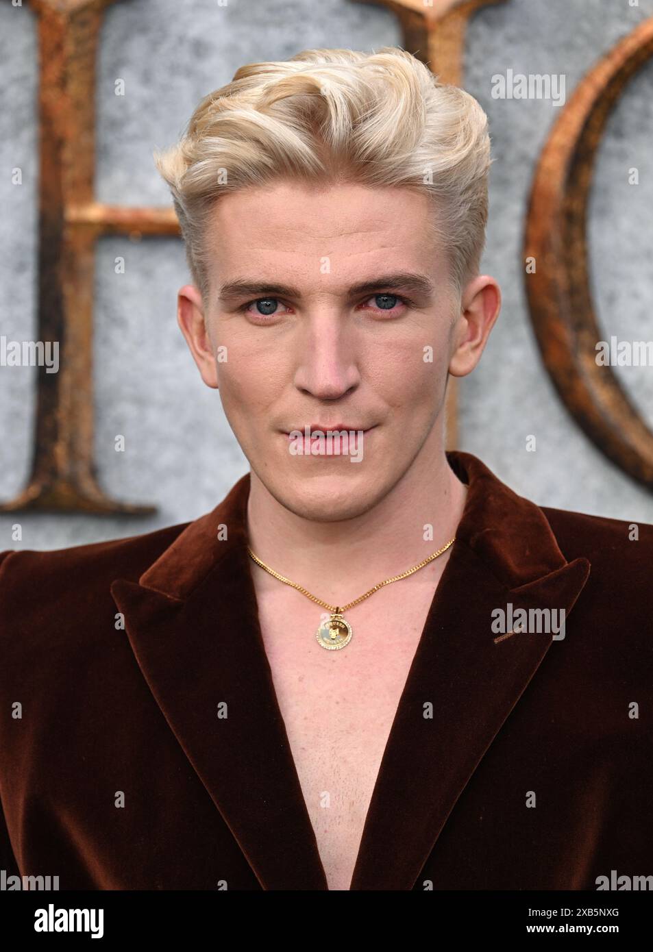 London, UK. June 10th, 2024. Ewan Mitchell arriving at the House of The ...