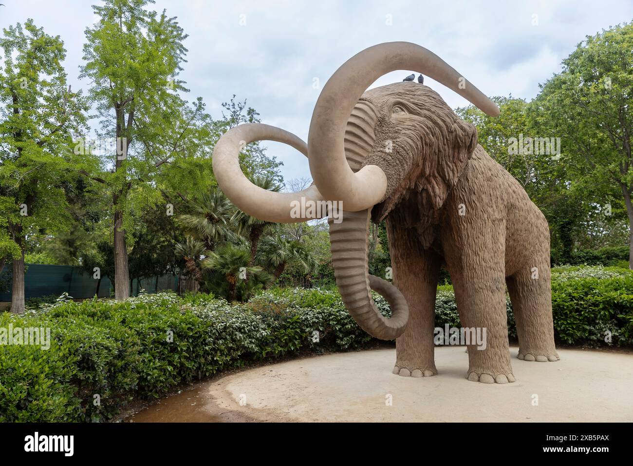 Barcelona, Spain - May 20, 2024, Barcelona statue of an elephant in the ...