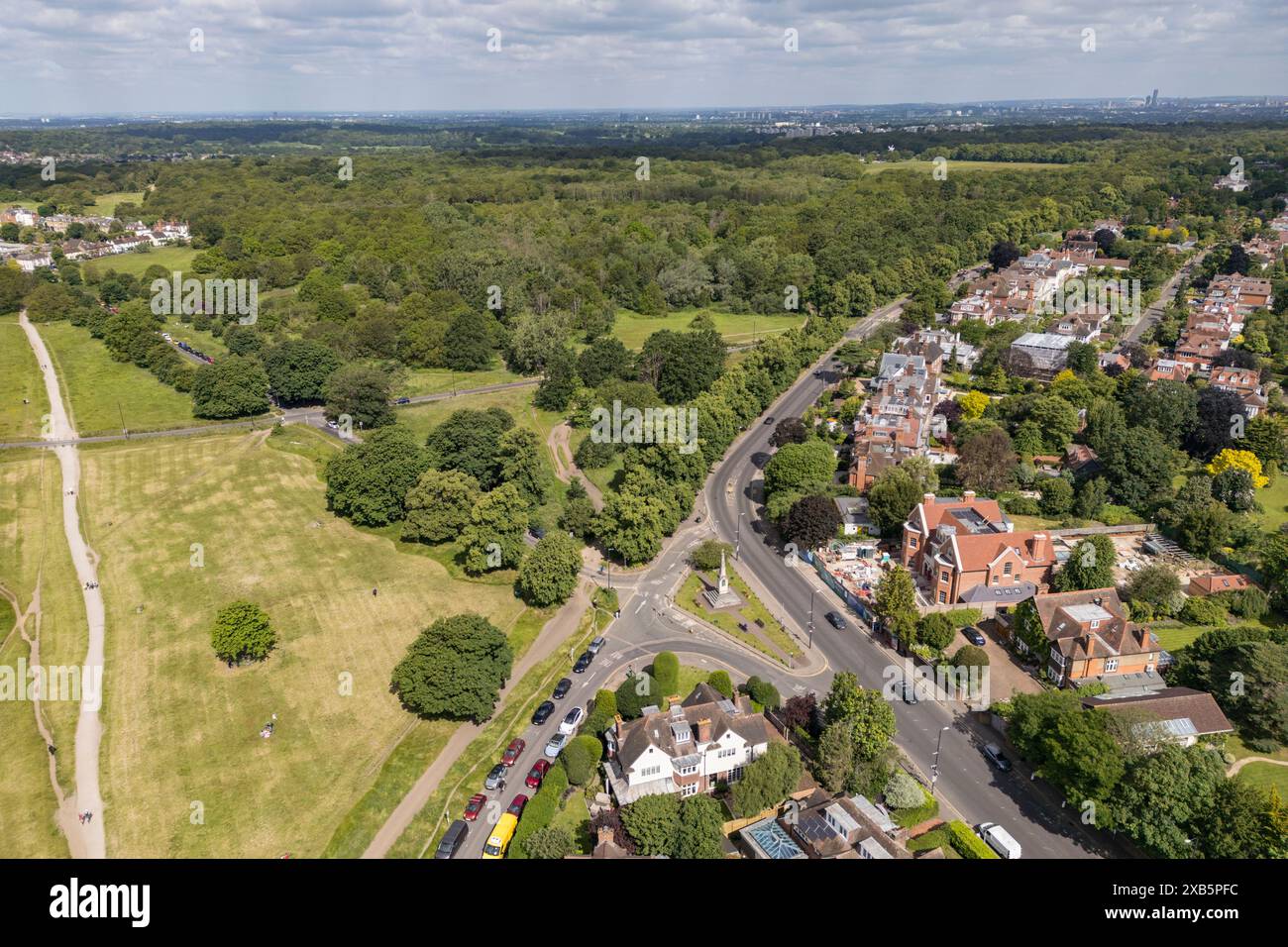 Aerial view of wimbledon hi-res stock photography and images - Alamy