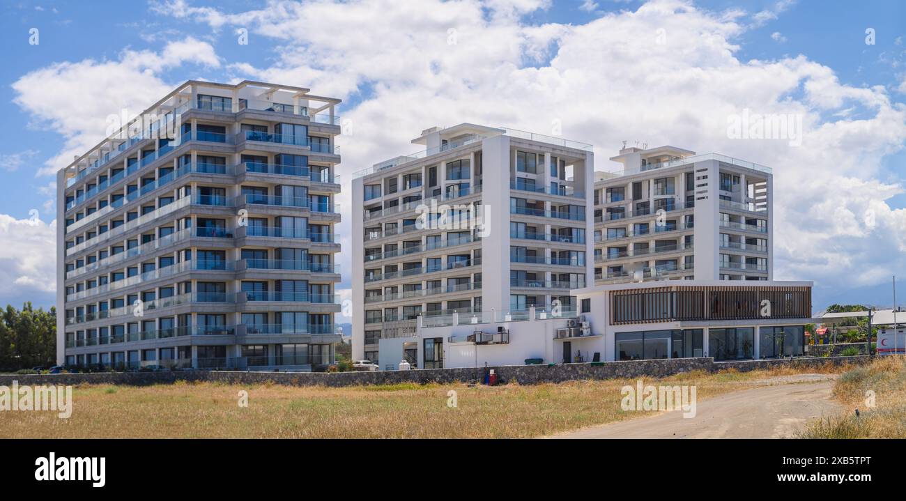 residential complex on the Mediterranean coast 1 Stock Photo - Alamy