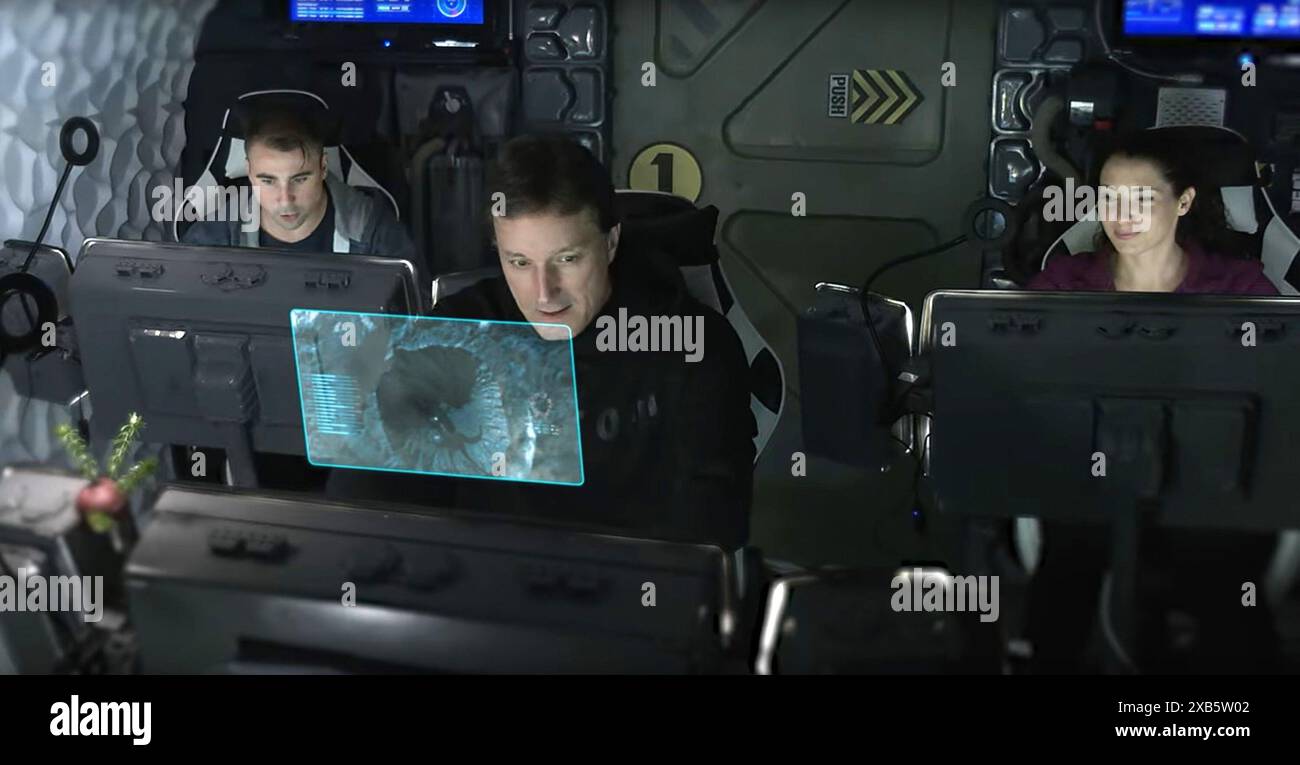 GHOST PLANET, from left: Joe Mayes, Mark Hyde, Claudia Amacher, 2024 ...