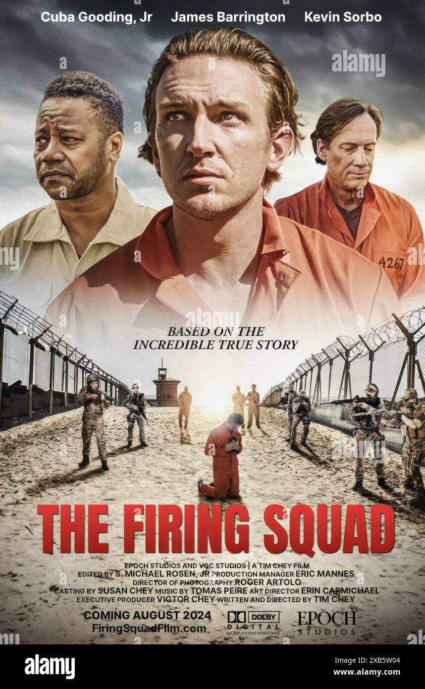 THE FIRING SQUAD, poster, from left: Cuba Gooding Jr., James Barrington ...