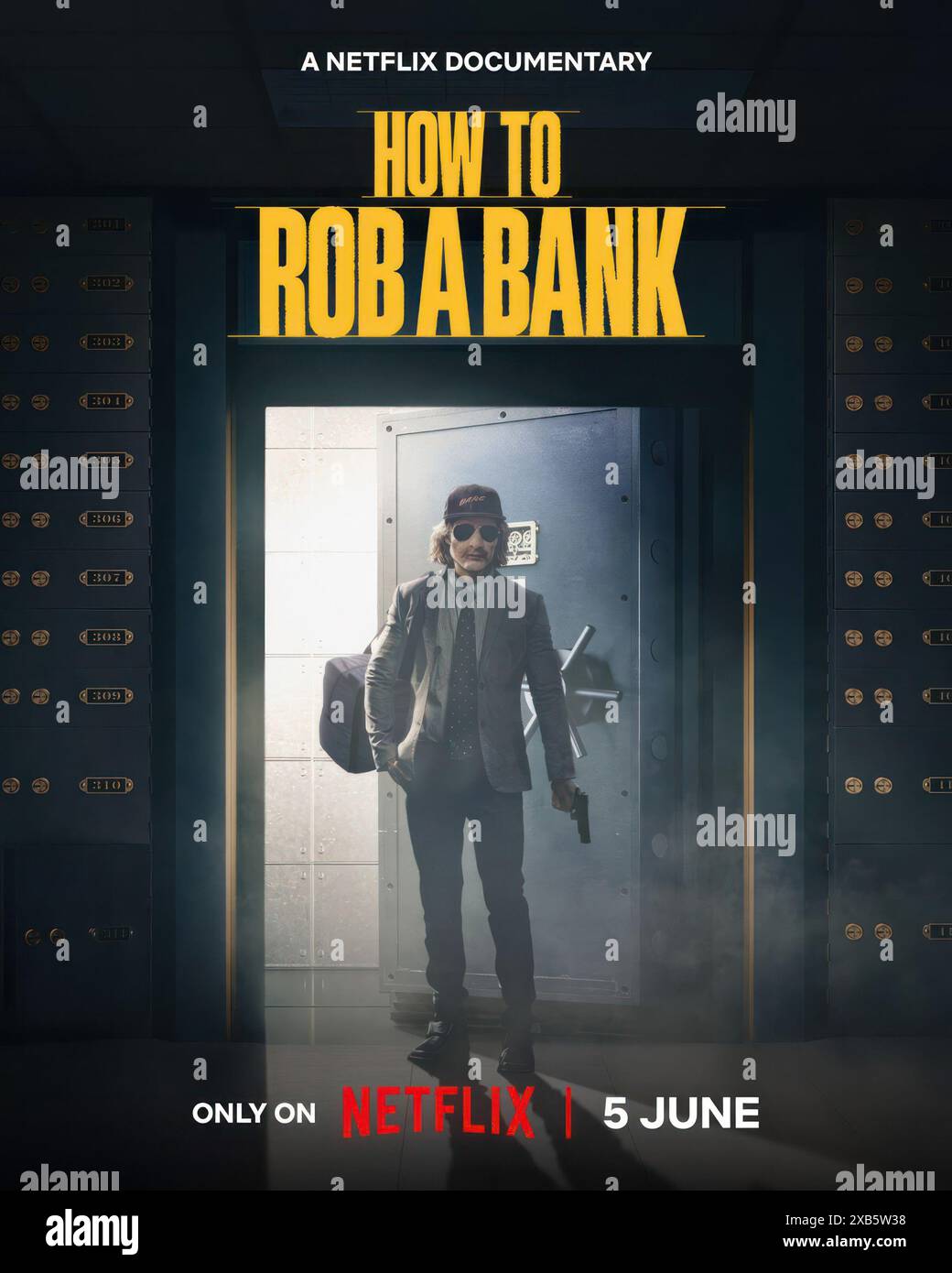 HOW TO ROB A BANK, poster, Jordan Burtchett as Scott Scurlock, 2024 ...