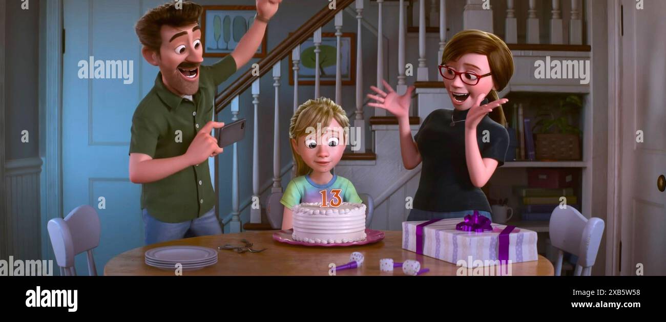 INSIDE OUT 2, from left: Mr. Andersen (voice: Kyle MacLachlan), Riley ...