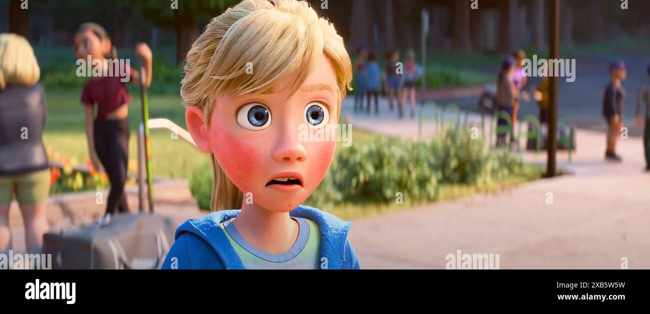 INSIDE OUT 2, from left: Riley Andersen (voice: Kensington Tallman ...