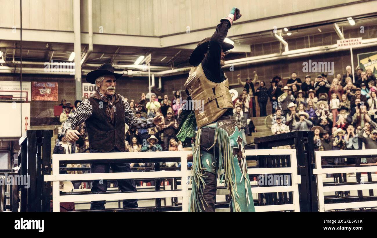 RIDE, from left: Forrie J. Smith, Jake Allyn, 2024. © Well Go USA ...