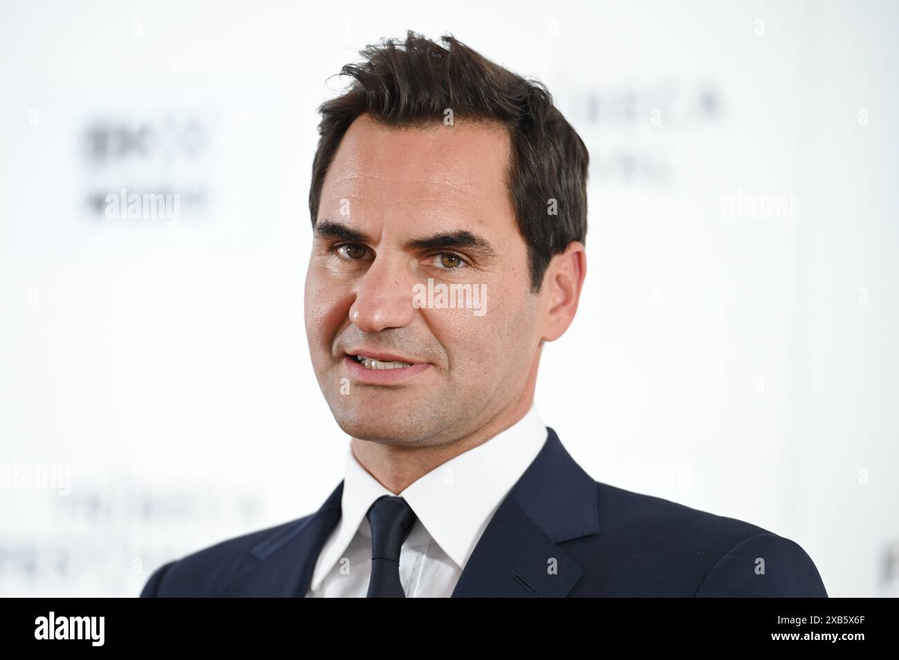 New York, USA. 10th June, 2024. Tennis icon Roger Federer attends ...