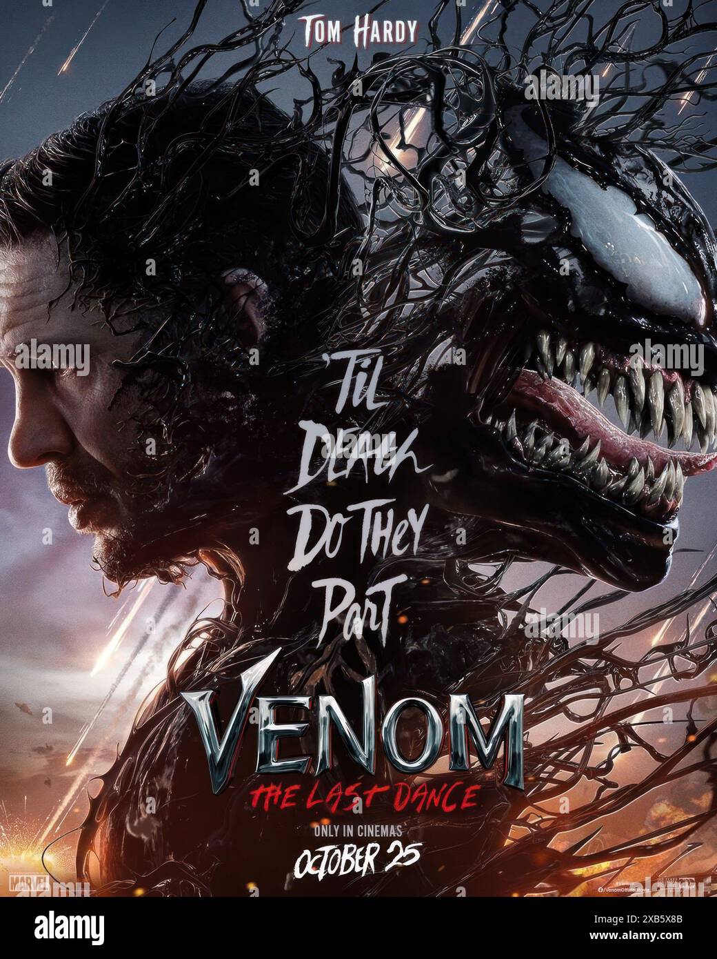 VENOM: THE LAST DANCE, (aka VENOM 3), advance poster, Tom Hardy as ...