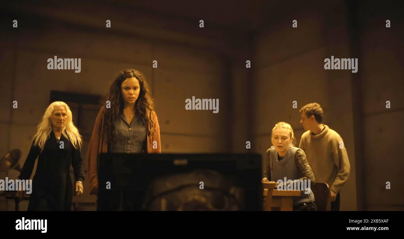 THE WATCHERS, from left: Olwen Fouere, Georgina Campbell, Dakota ...