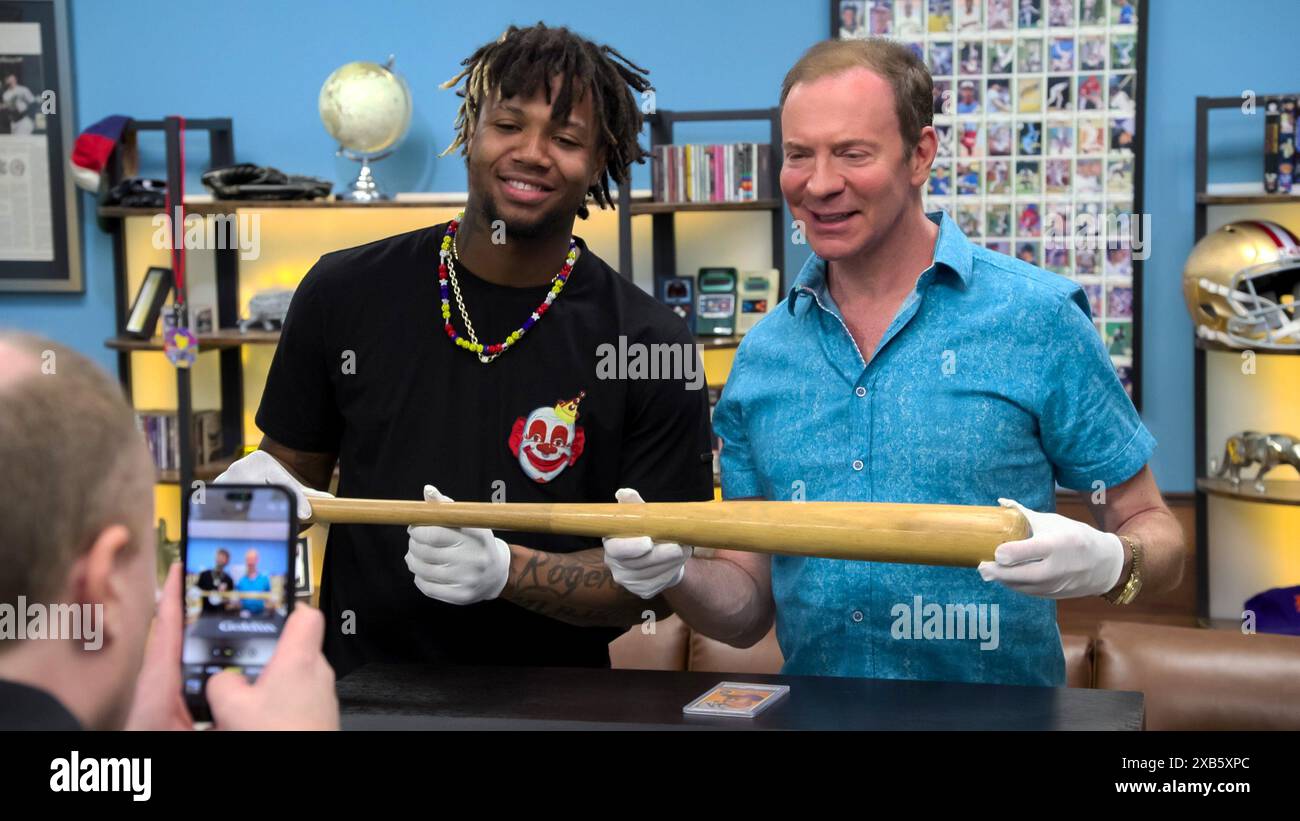 KING OF COLLECTIBLES: THE GOLDIN TOUCH, from left: Ronald Acuna Jr ...