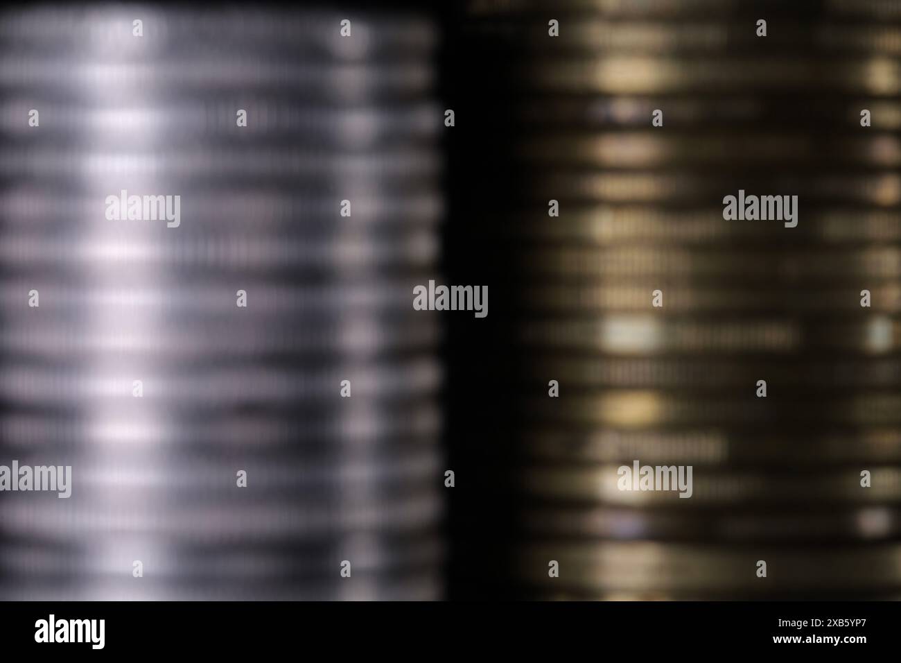 Stack of silver coins in close-up, texture of old coins Stock Photo - Alamy