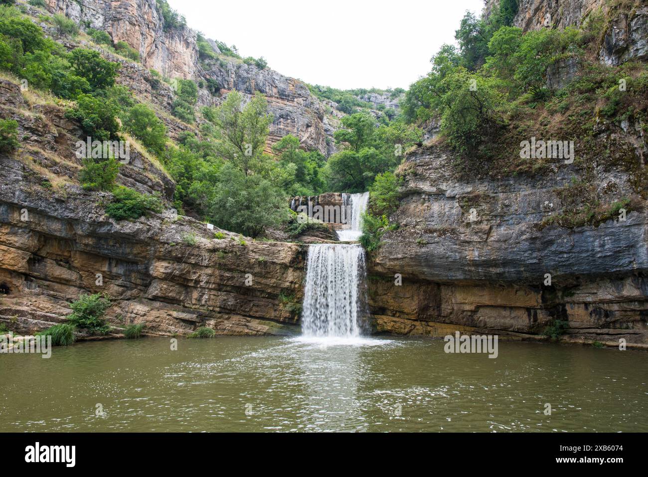 Mirusha waterfalls in Mirusha park in central Kosovo Stock Photo - Alamy