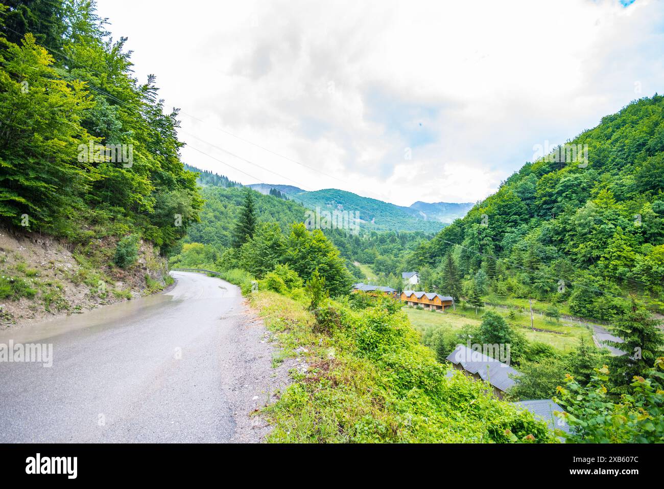 The beautiful nature of Rugova canyon in the countryside of Kosovo ...
