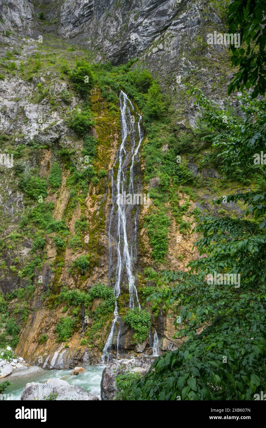 The beautiful nature of Rugova canyon in the countryside of Kosovo ...