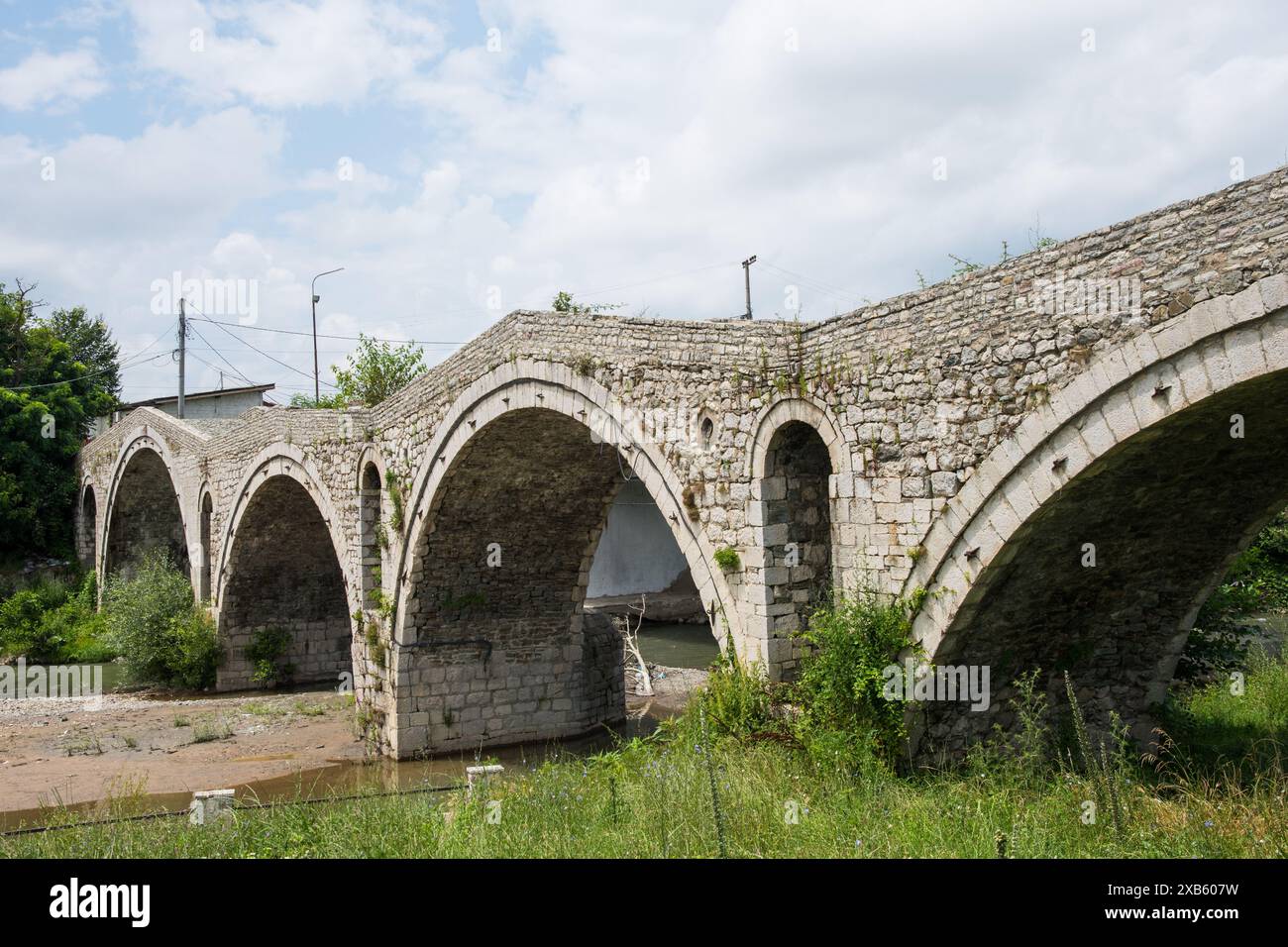 The Tanner's bridge in city of Gjakove in the countryside of Kosovo ...