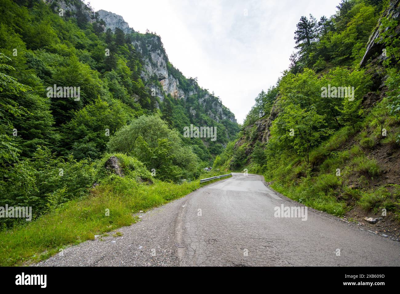 The beautiful nature of Rugova canyon in the countryside of Kosovo ...