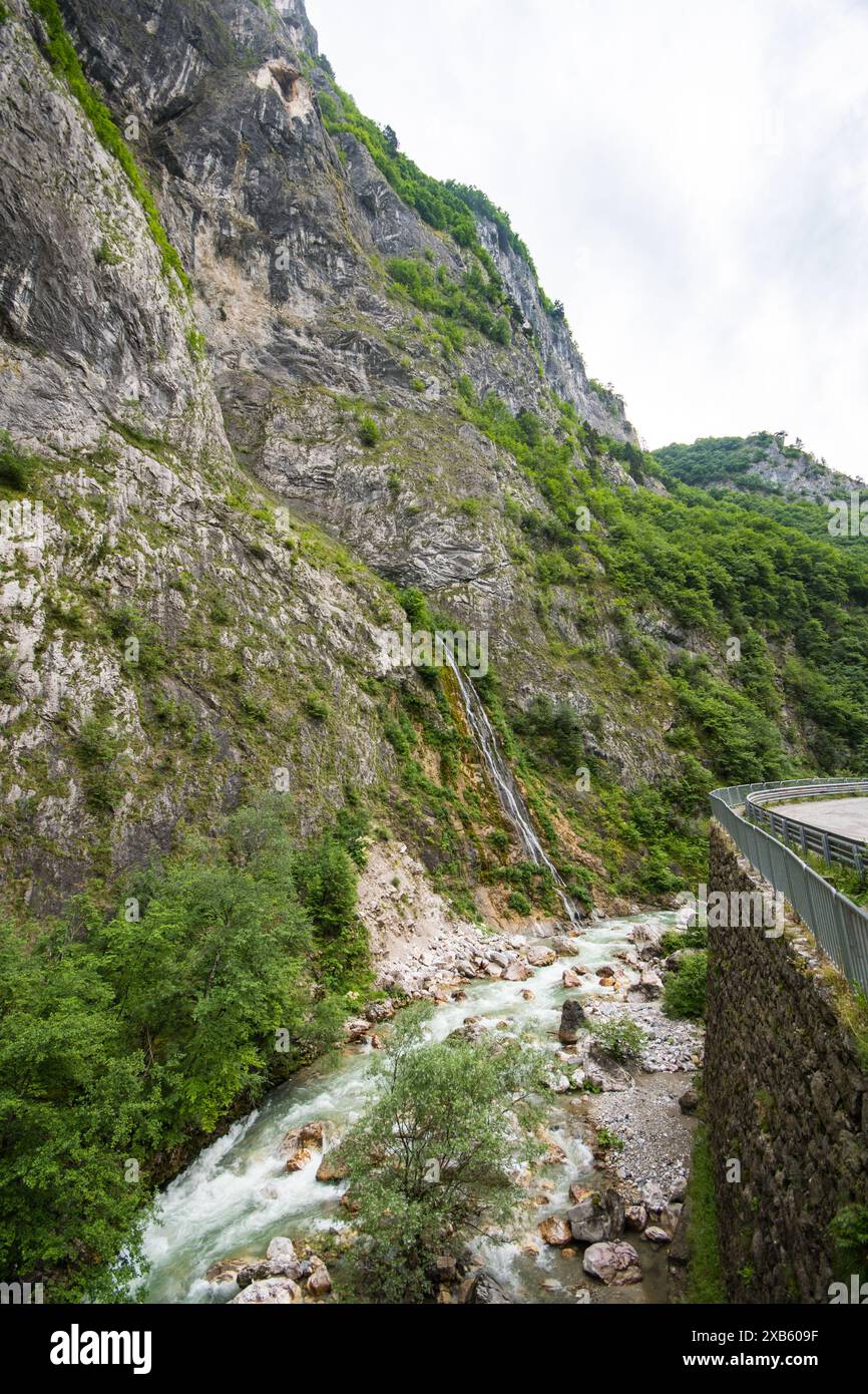 The beautiful nature of Rugova canyon in the countryside of Kosovo ...