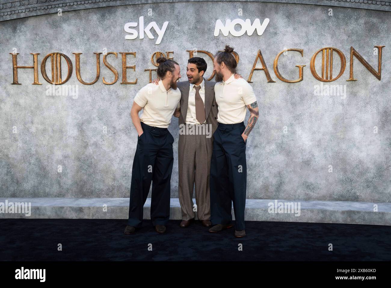 Luke Tittensor, from left, Fabien Frankel and Elliot Tittensor pose for ...