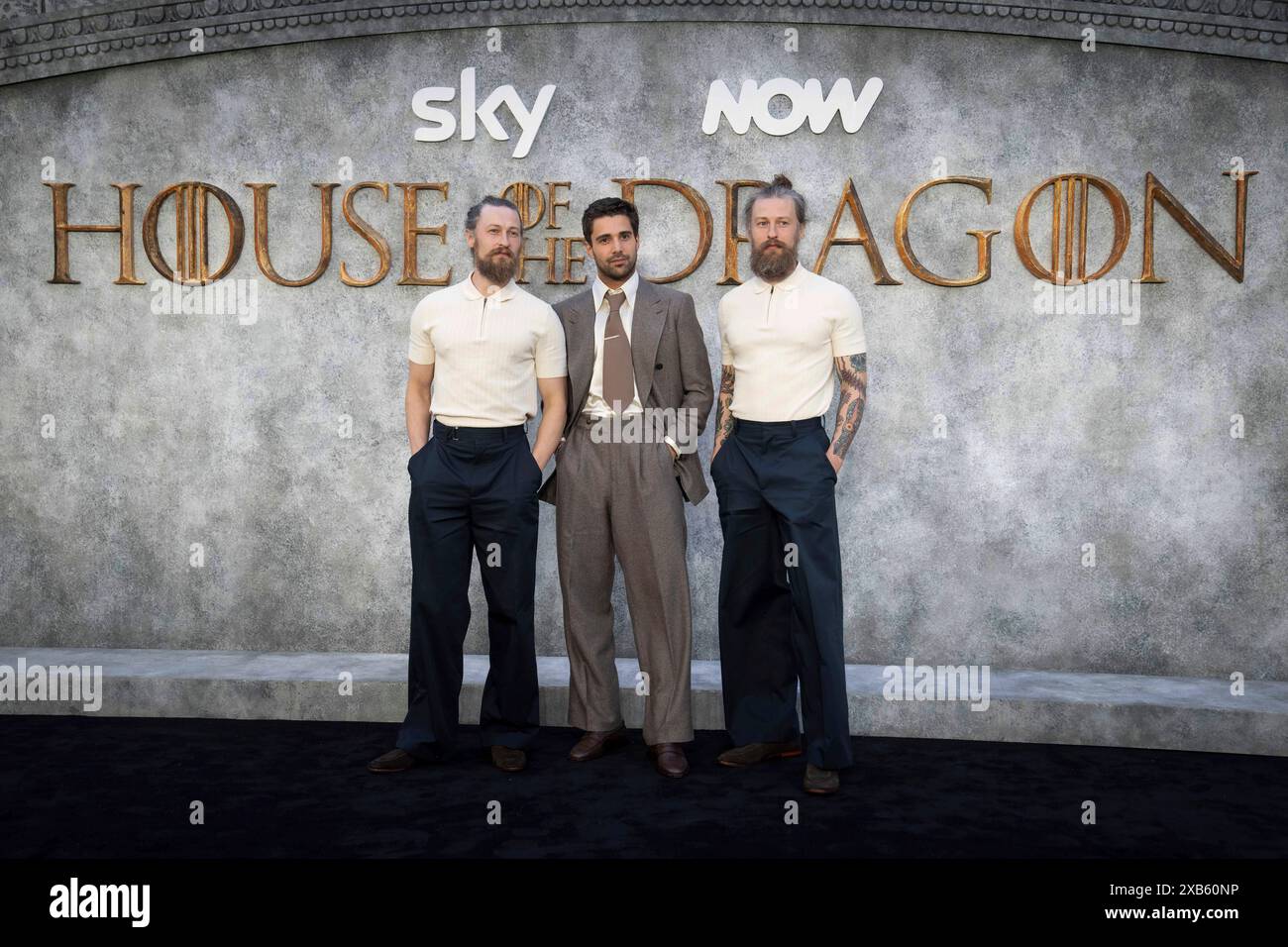 Luke Tittensor, from left, Fabien Frankel and Elliot Tittensor pose for ...