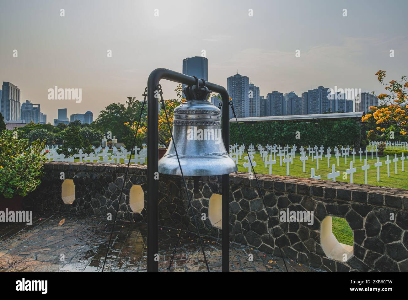 Jakarta, Indonesia - May 8th, 2024. Ereveld Memorial Cemetary is a ...