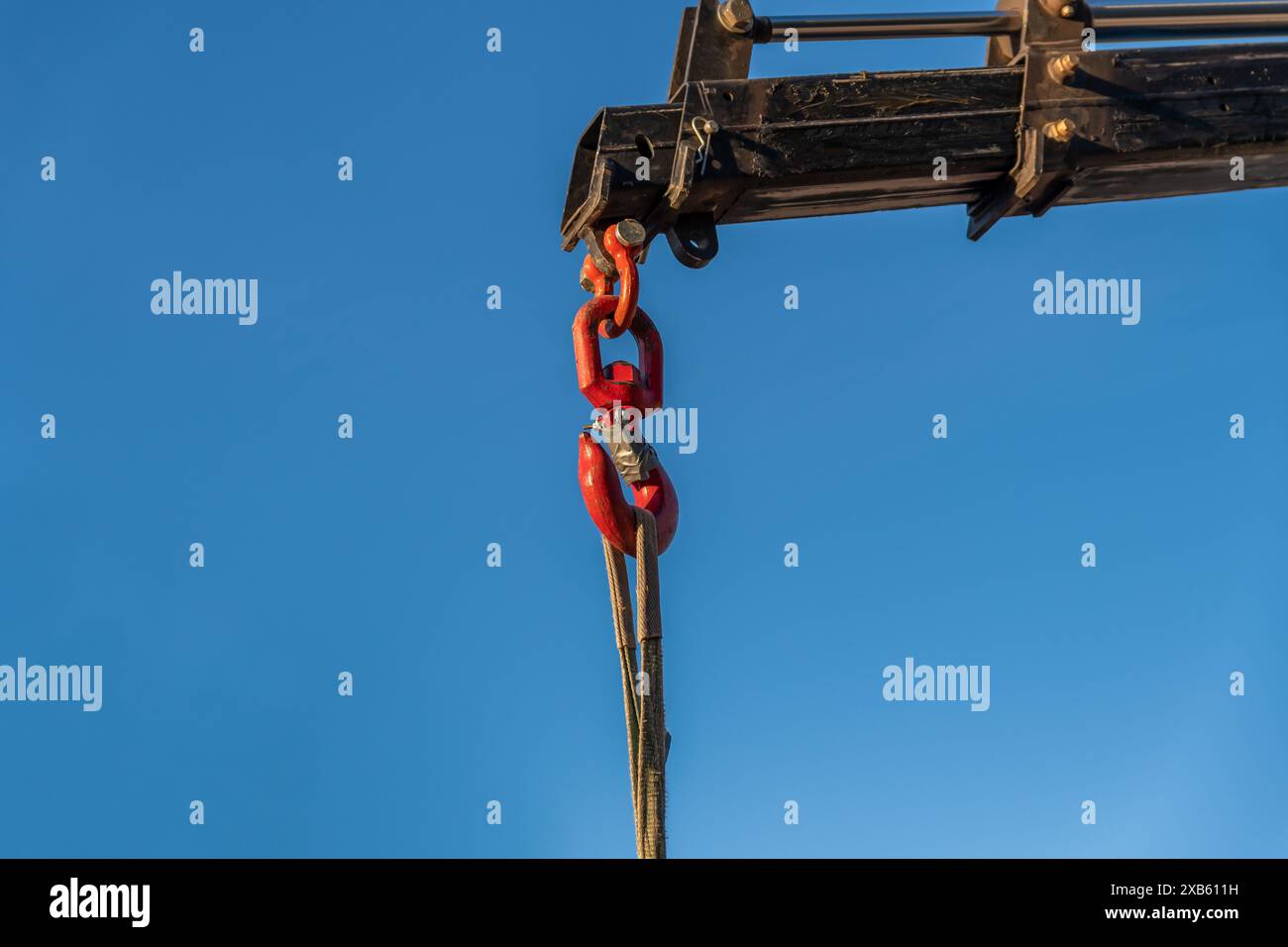 Close up hook crane machine hi-res stock photography and images - Alamy