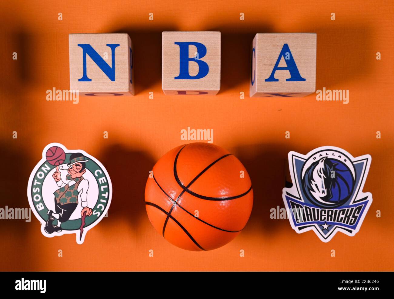 June 2, 2024, Springfield, United States. Emblems of the basketball ...