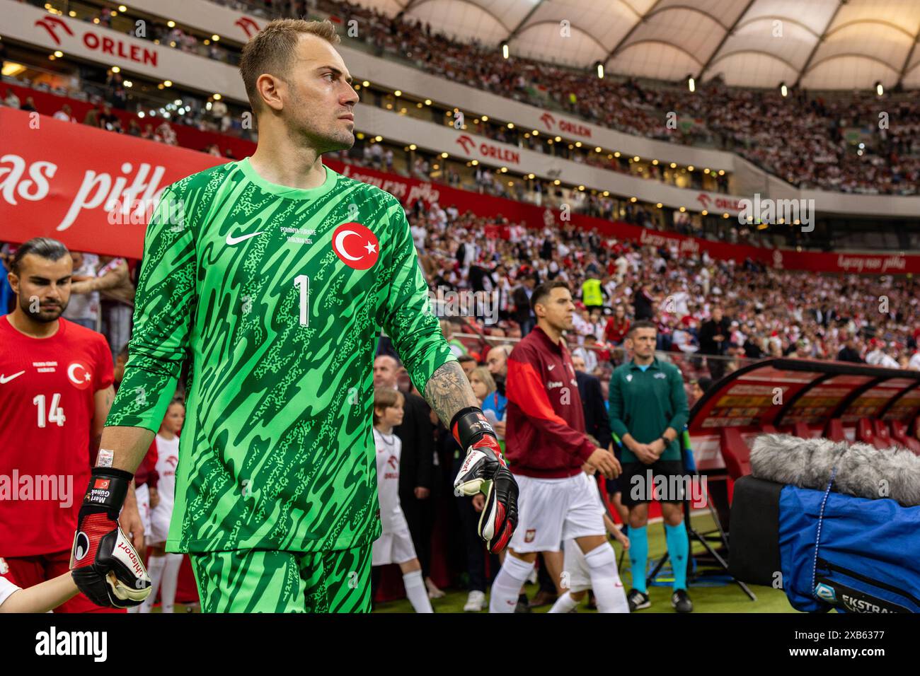 Warsaw, Poland. 10th June, 2024. Mert Gunok of Turkey seen during the ...