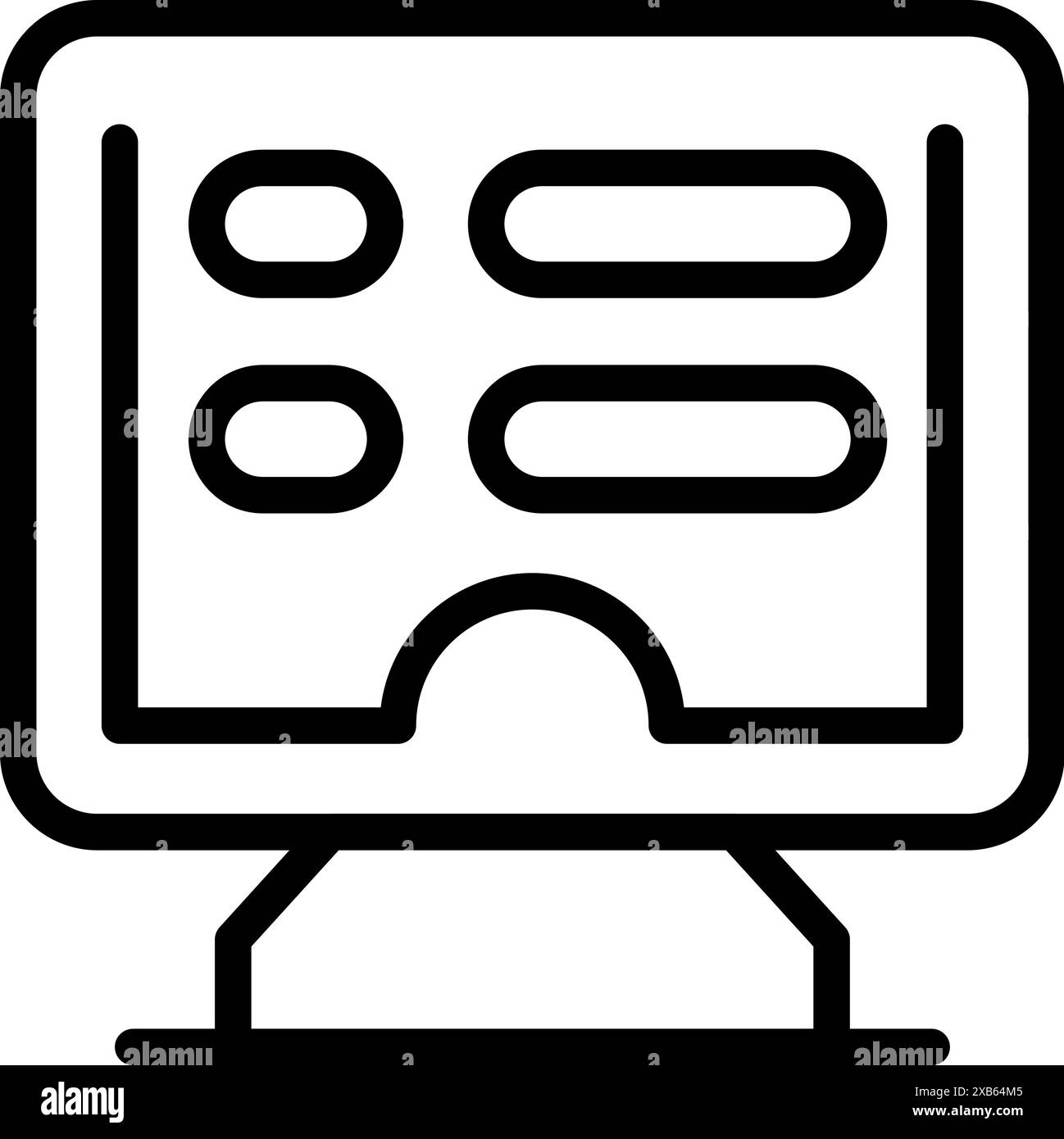Modern interactive whiteboard is showcasing a digital checklist ...