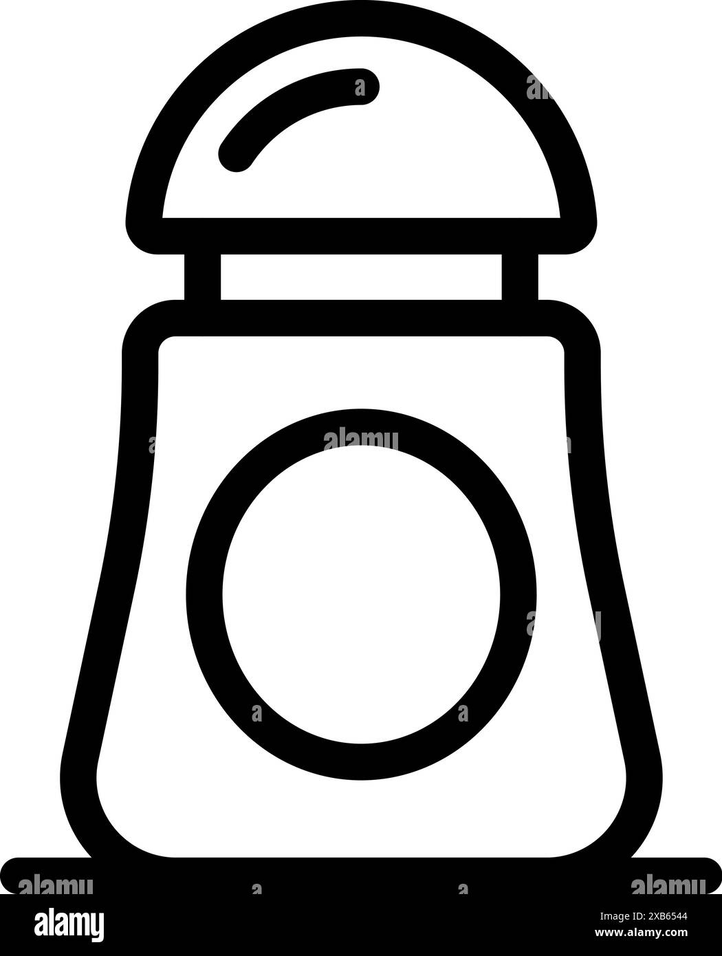 Simple line drawing of a deodorant stick, evoking freshness and ...