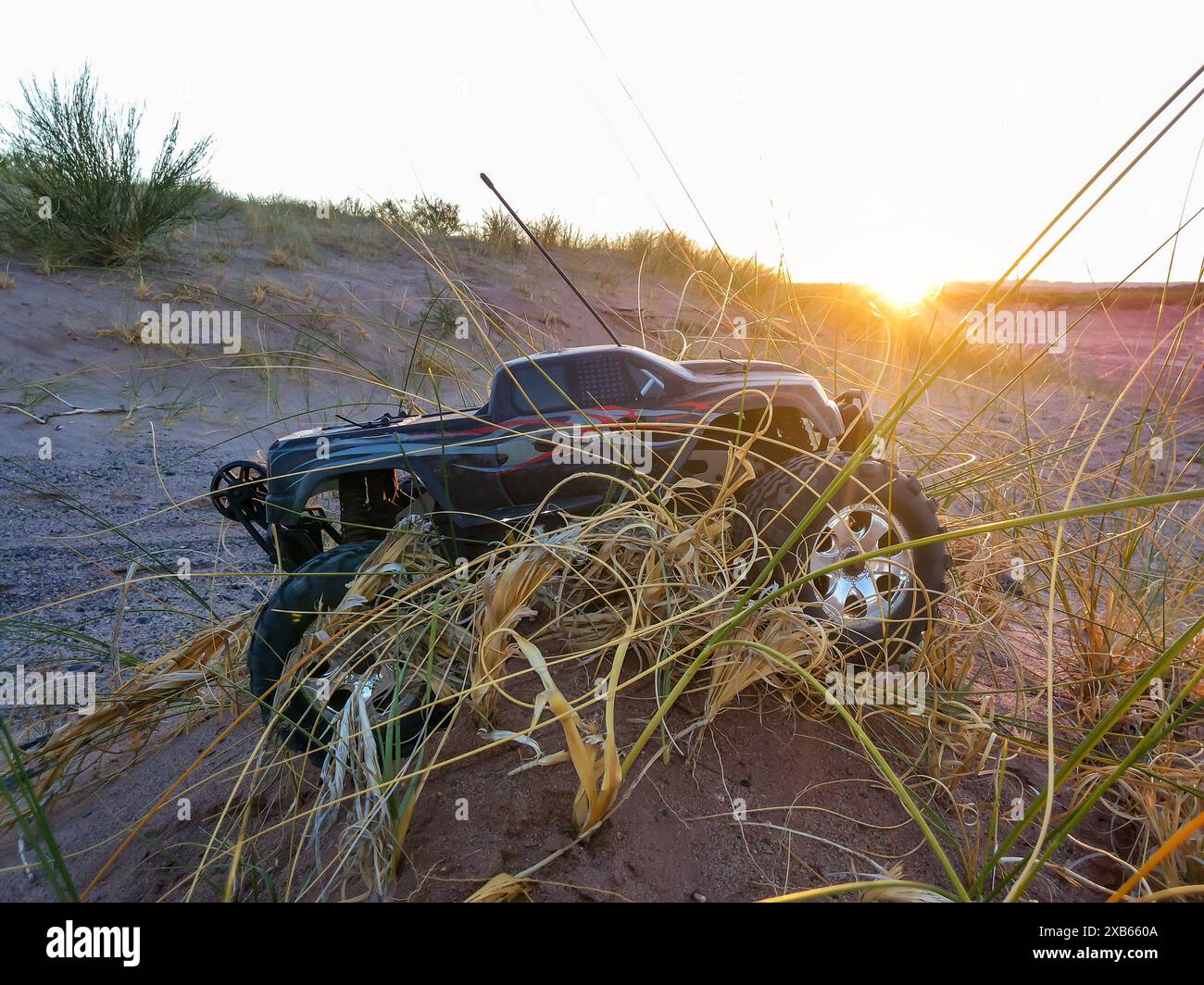 RC desert truck. Radio controlled truck Stock Photo - Alamy