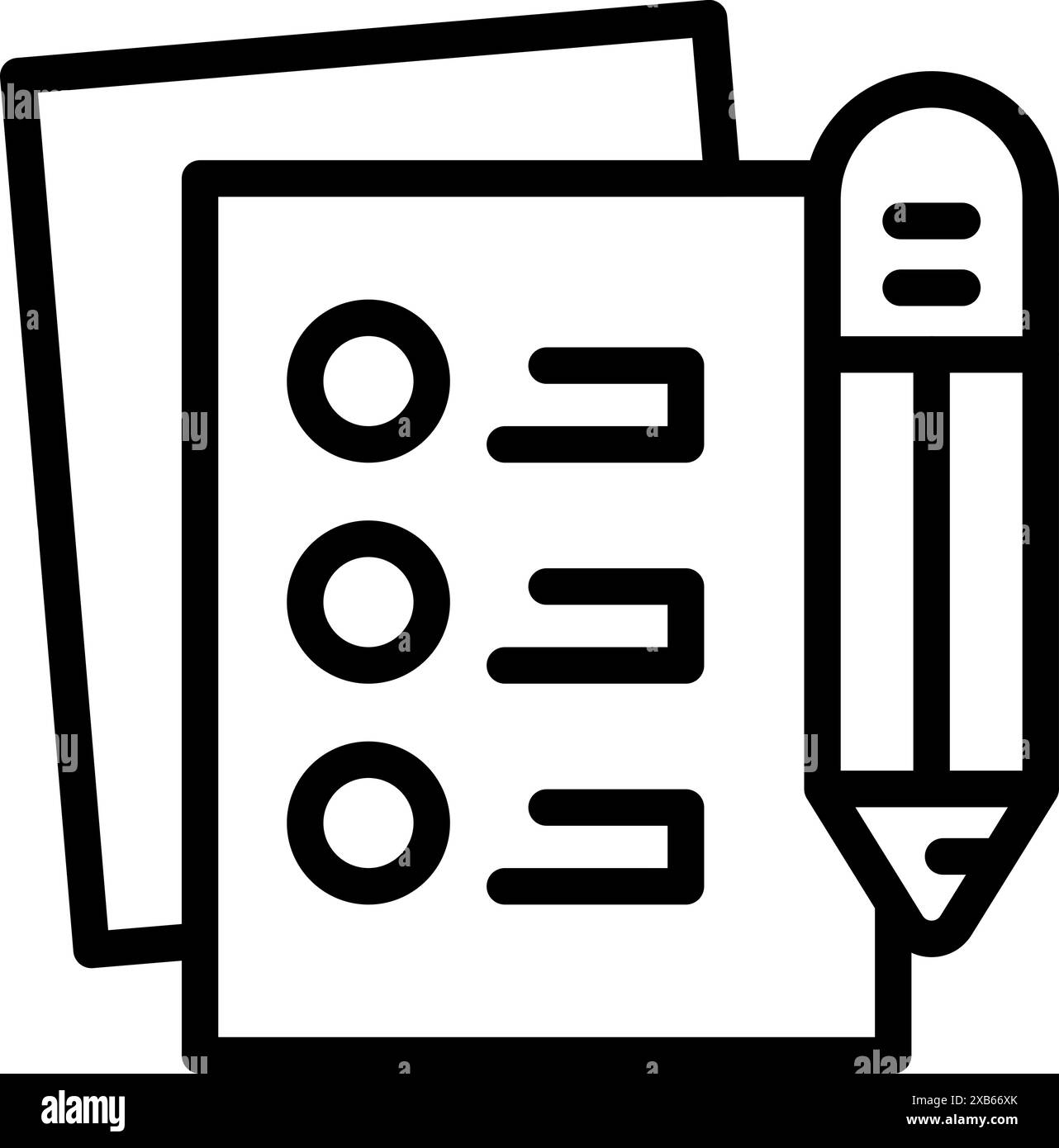 Businessman checking off completed tasks on checklist with pen ... Businessman checking off completed tasks on checklist with pen ...