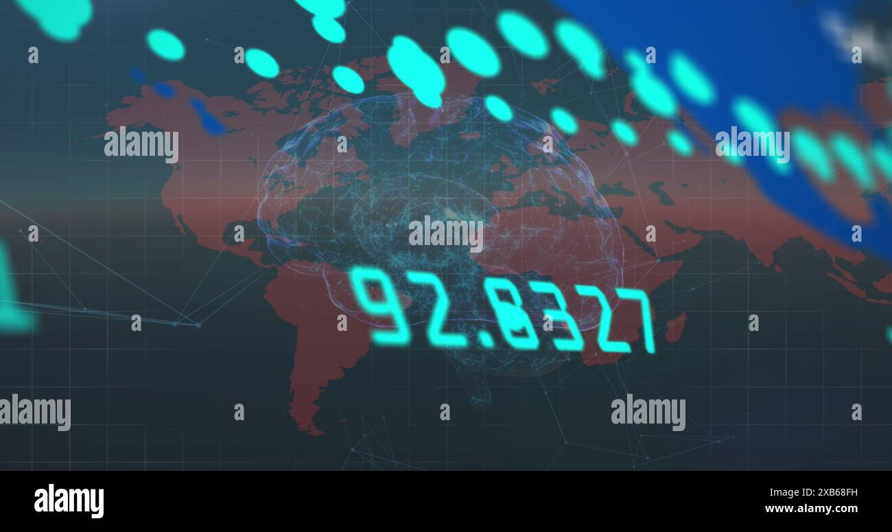 Digital map points hi-res stock photography and images - Alamy